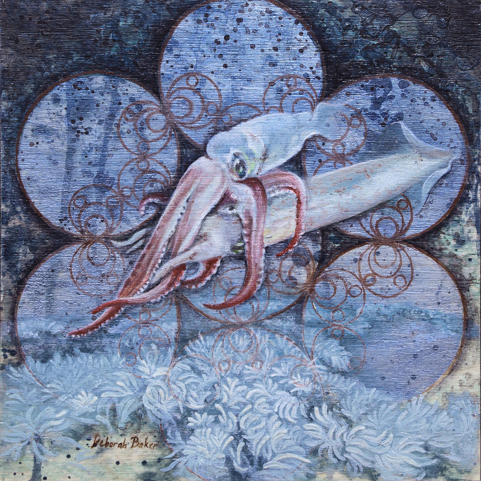 Patterns: Circle Inversions and Mating Squid - Deborah Baker | Artwork